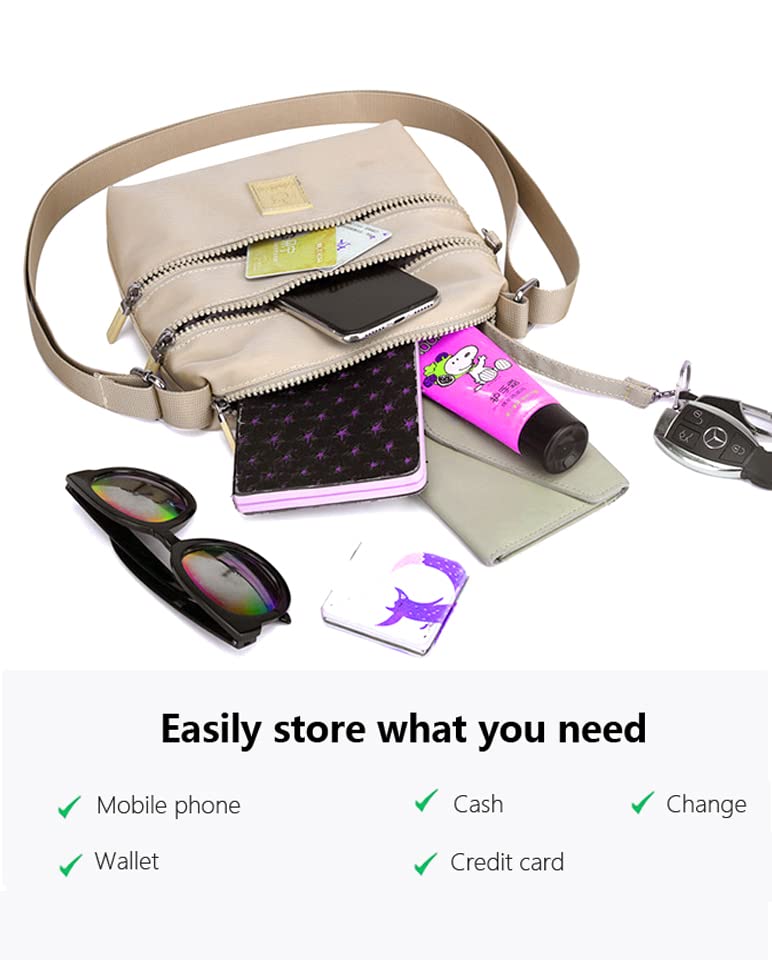 MEISEE Small Womens Crossbody Bag Cell Phone Purse Handbag Wallet with Adjustable Shoulder Strap for Women (1)