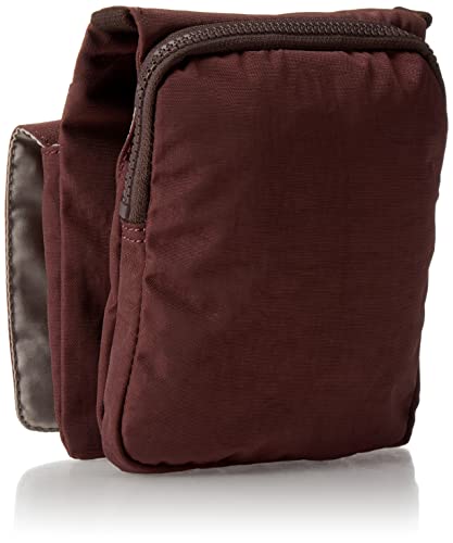 Kipling Womens Women's New Eldorado Minibag, Lightweight Bag, Nylon Travel Crossbody Bag, Mahogany, 6 L x 7.75 H 0.75 D US