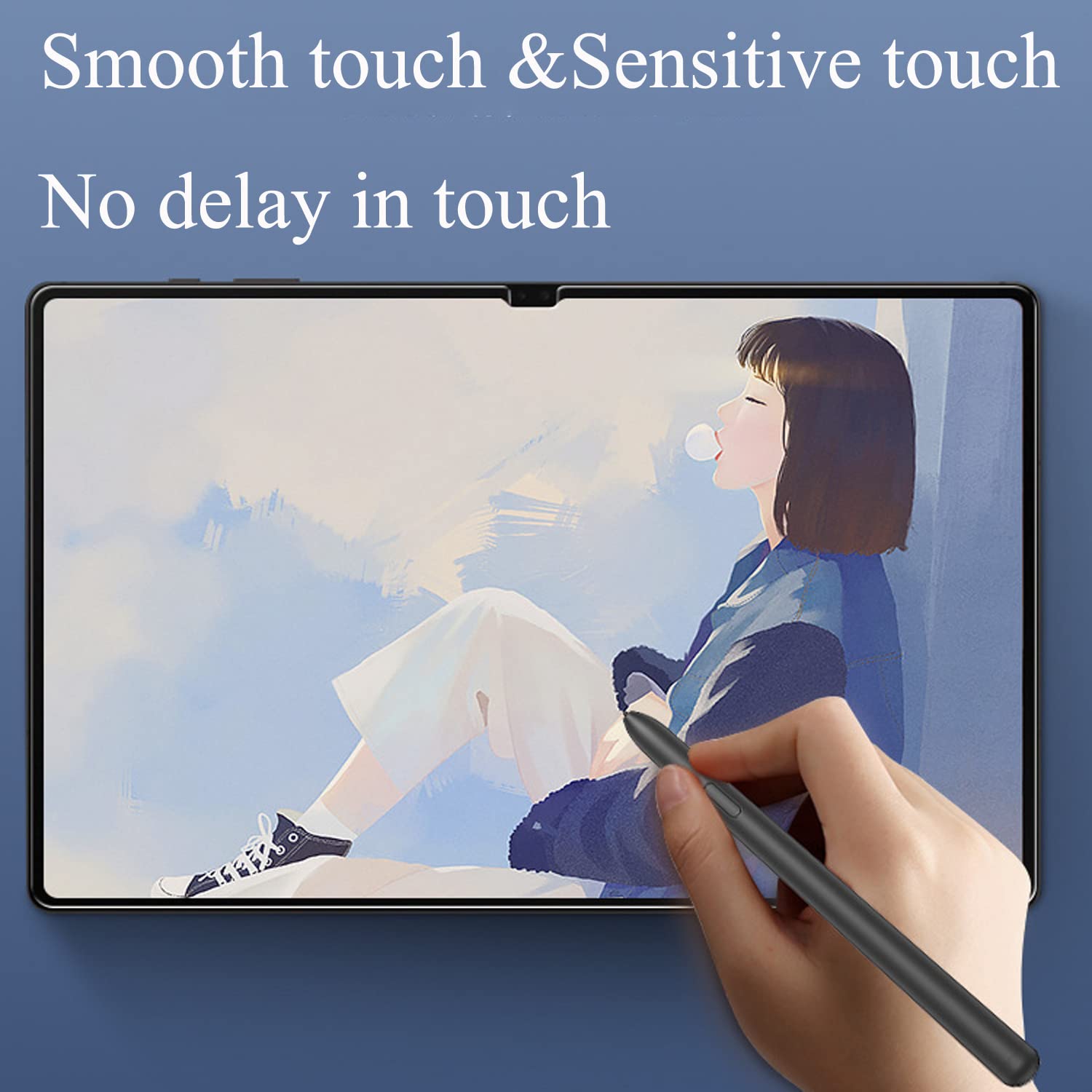 Privacy Screen Protector Suit for Samsung Galaxy Tab S10 Ultra/ Samsung Galaxy Tab S9 Ultra 2023 14.6 Inch/ Samsung Galaxy Tab S8 Ultra 5G 14.6 Inch 2022 , Matte Anti-peep Anti Glare Scratch Resistant Soft Screen Protector Film
