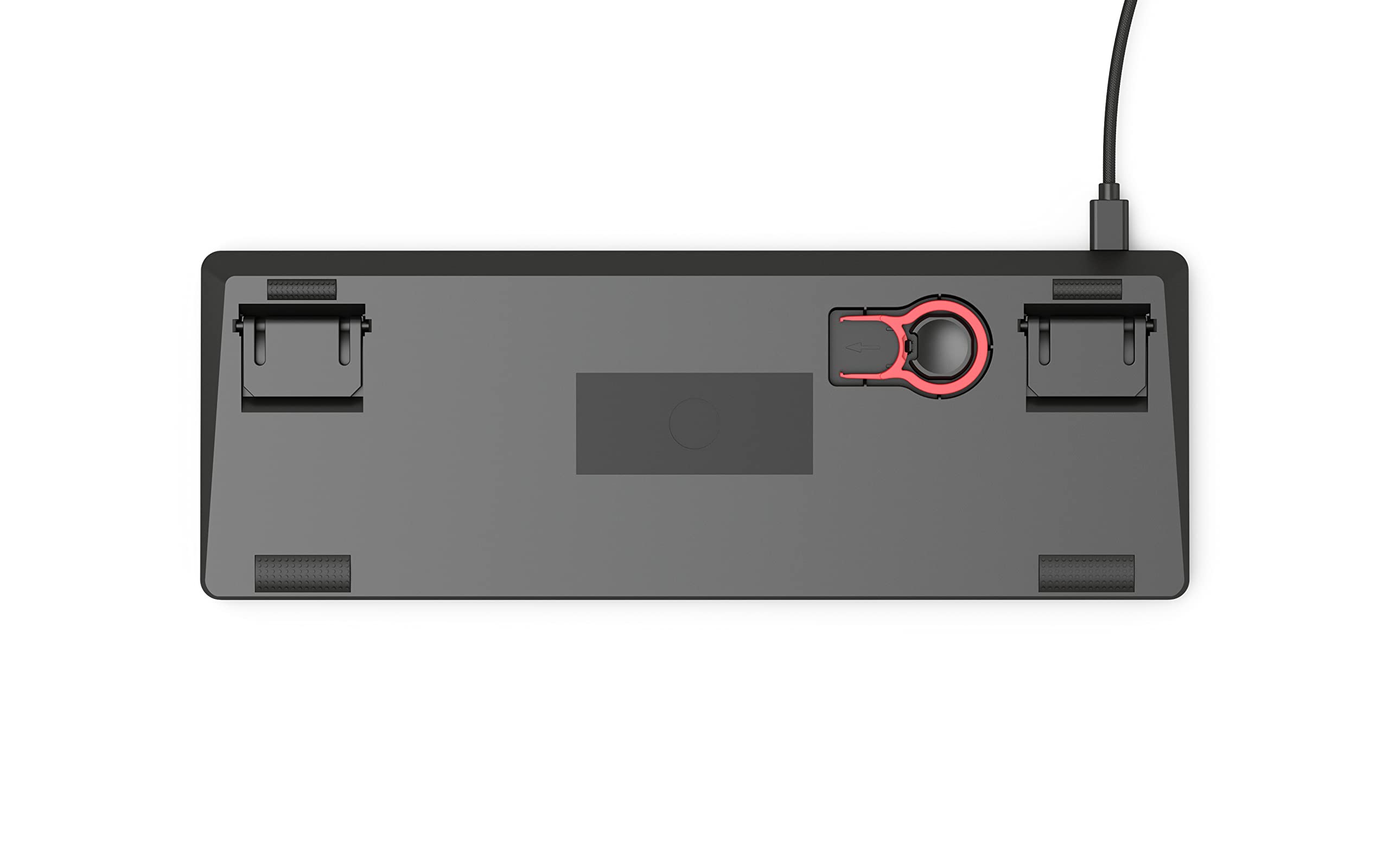 Glorious Custom Gaming Keyboard - GMMK 60% Percent Compact - USB C Wired Mechanical Keyboard - RGB Hot Swappable Switches & Keycaps - Silver/White Metal Top Plate