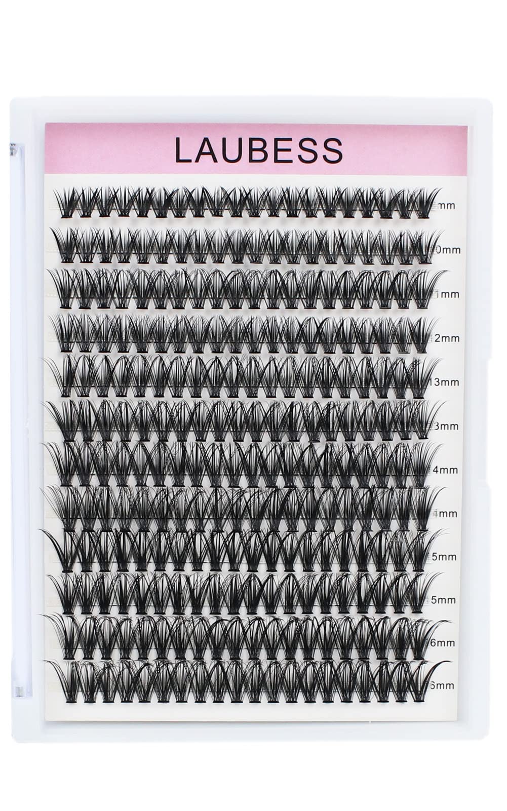 Lash Clusters Extensions 240pcs 40D DIY Eyelash Extension Long Individual Lashes Natural Look Faux Mink Cluster Lashes C Curl Mixed Length (40D-0.07C-9-16mm)