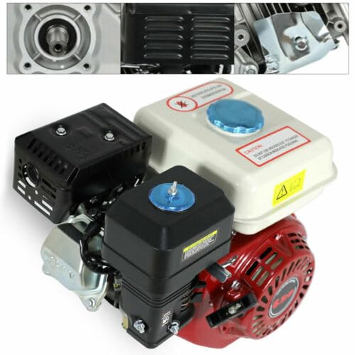 simimasen 160CC 4-Stroke Gas Engine 6.5HP Petrol Engine Air Cooled Gasoline Motor Multi-Use Engine Pull Start for Honda GX160 OHV Air Cooled Horizontal Shaft