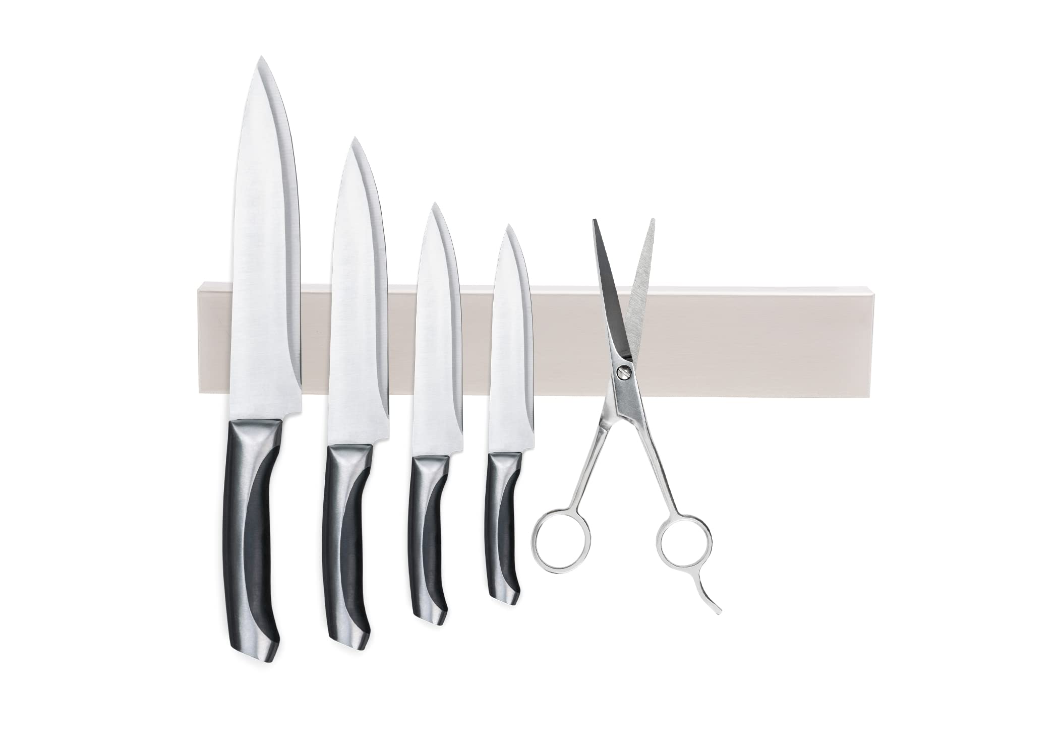 Magnetic Knife Holder For Wall 12 Inch, Knife Magnetic Strip, Stainless Steel Magnetic Knife Holder Rack Use as Kitchen Knife Holder, Kitchen Utensil Holder
