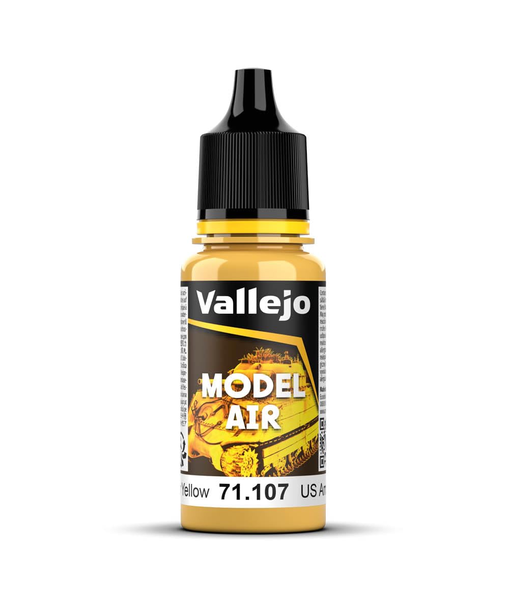 Vallejo Acrylic Paint, US Interior Yellow