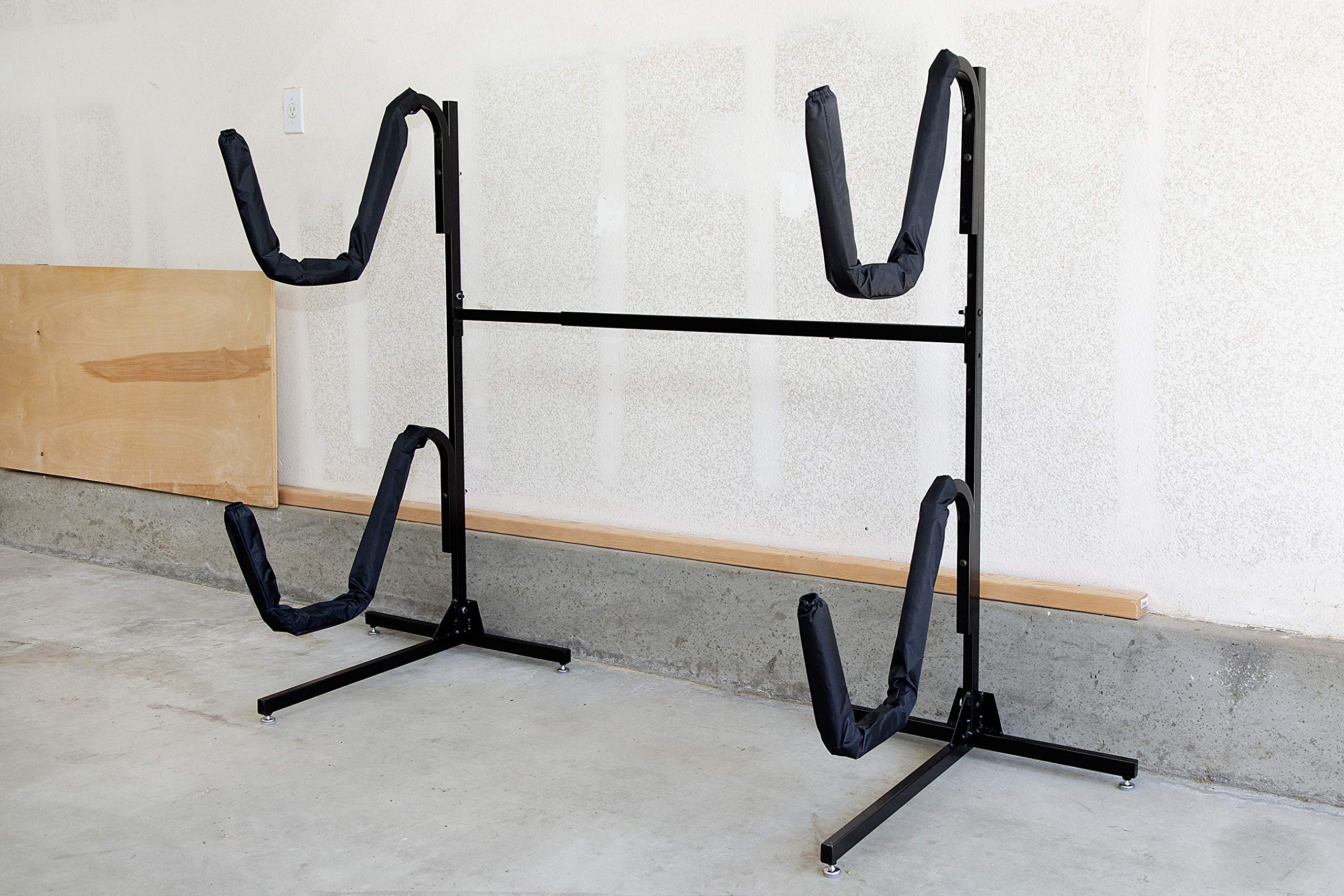 Insight Kayak Rack - Free Standing Heavy Duty Kayak Storage for Indoor/Outdoor (Holds 2 Kayaks)