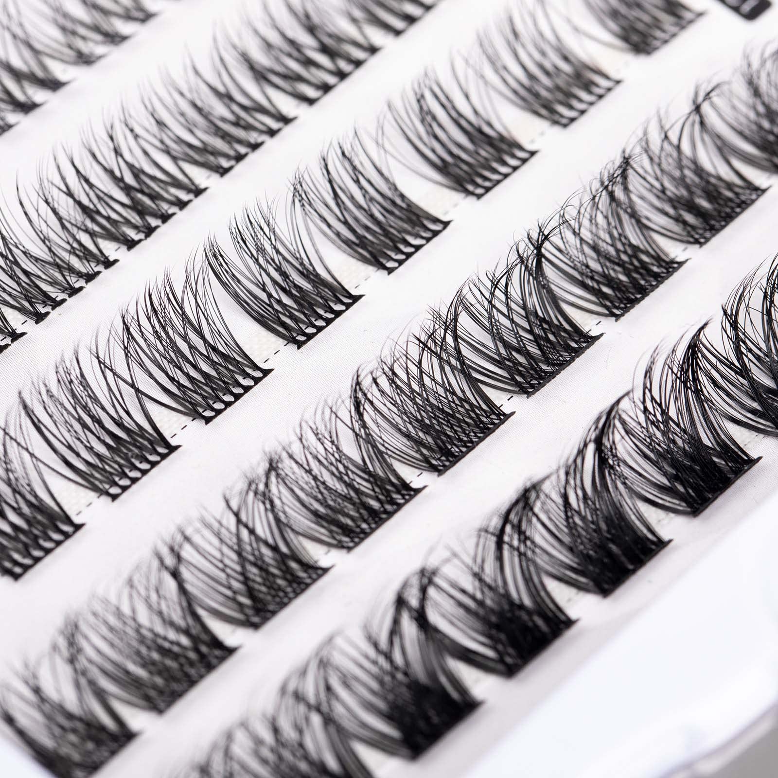Magnetic SL Individual Lashes 45 Cluster 5 Styles DIY False Eyelashes Natural Look C CC D Curl Reusable Fluffy Soft With Clear Glue Strong Hold 10-14MM