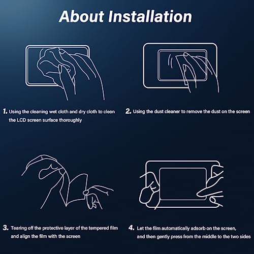 kinokoo Screen Protector for Sony A7R5/A7R V/A9 III Camera, 0.25mm 9H Hardness Sony A7R V/Alpha 7R V/A7RM5/A9M3/A9 III Tempered Glass Film - Anti-Fingerprint & Anti-Scratch (2 Pack)
