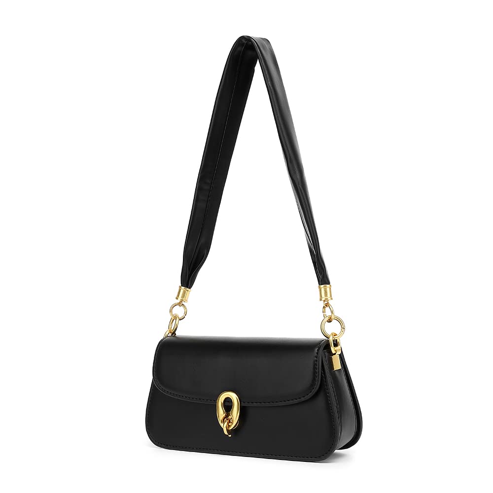 LL LOPPOP Small Stylish Designer Purses Crossbody Bags, Mini Shoulder Bag for Women Black 203701
