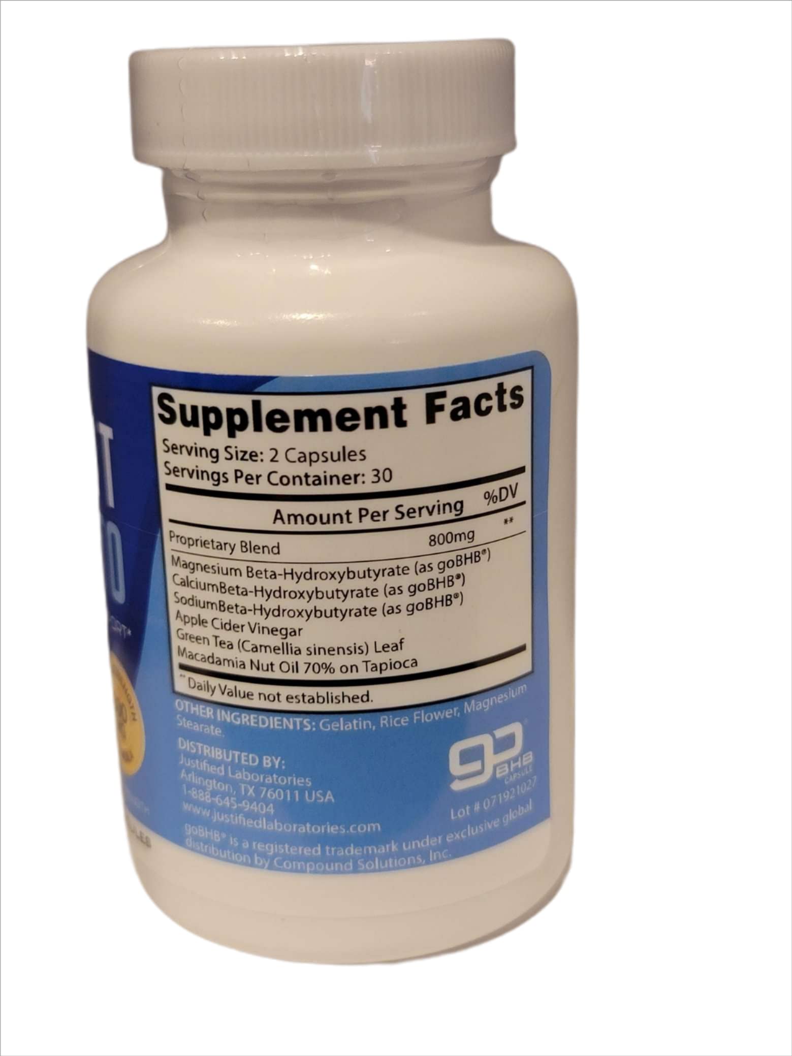 Instant Pure Keto Pills Advanced BHB Boost Ketogenic Supplement Exogenous Ketones Ketosis for Men Women 60 Capsules 2 Bottle