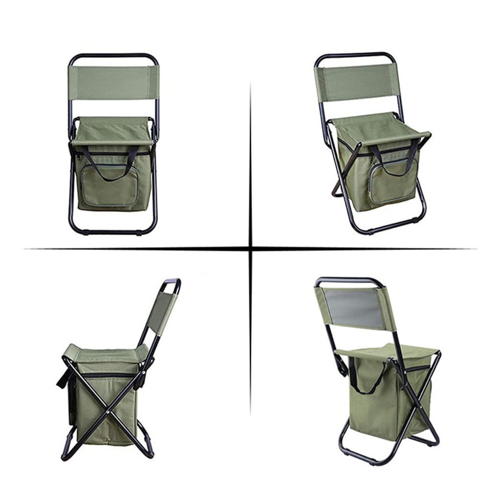 LMMDDP 10L Large Capacity Ice Storage Bag Chair Foldable With Backrest High Load-Bearing Outdoor Fishing Tools 100KG Load-Bearing