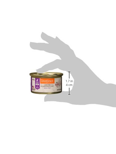 Instinct Limited Ingredient Diet Grain Free Real Rabbit Recipe Natural Wet Canned Cat Food, 3 oz. Cans (Case of 24)