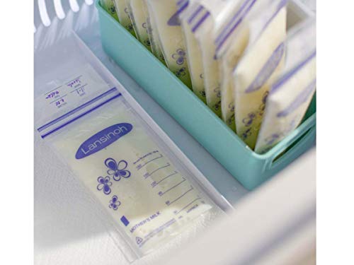 Lansinoh Breastmilk Storage Bags With Convenient Pour Spout Double Zipper Seal