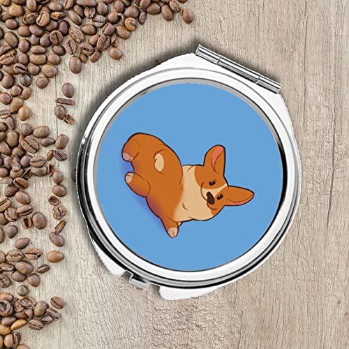 Loving Metallica Make-up Mirror Printing Yellow Puppy Cute