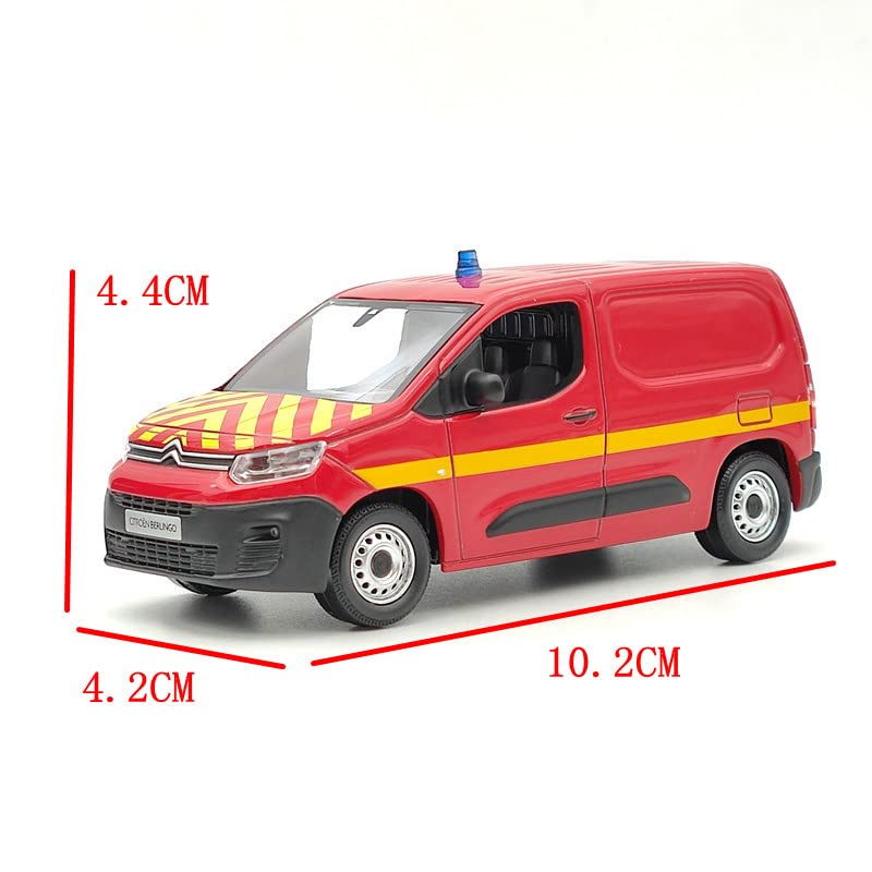 Norev 1:43 for Citroen Berlingo Pompiers 2018 Diecast Toys Models Cars Limited Collection Gifts