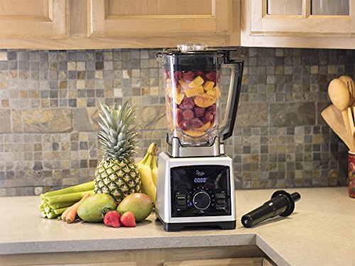 Monoprice Pro High Powered Blender With 6 Stainless Steel Blades, 2 Liter Capacity, 1450 Watts, 25000 rpm Motor, BPA Free And Dishwasher Safe From Strata Home Collection