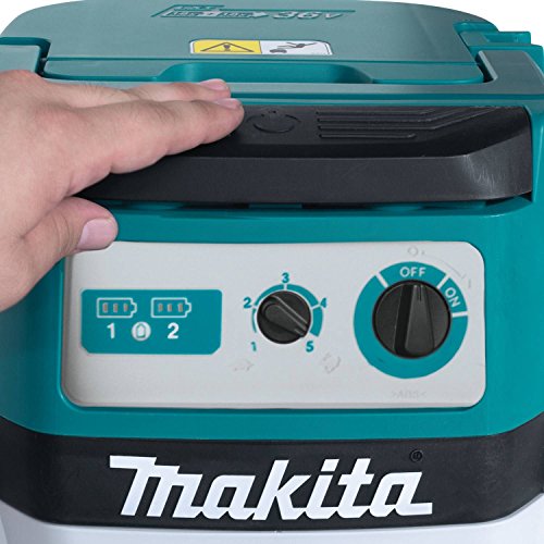 Makita XCV07PTX 18V x2 LXT BL 2.1 gallon Hepa Dust Extractor Kit