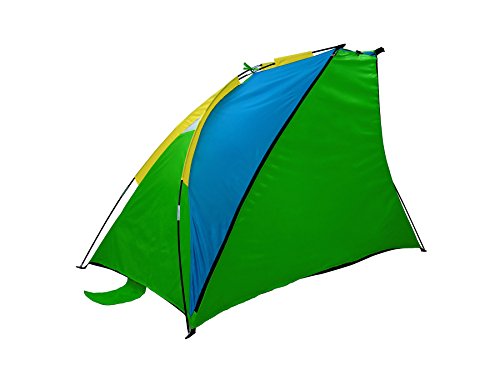 GigaTent Sun Shelter Beach Cabana Tent – Instant Set Up, UV Resistant, Waterproof - 7’ x 4’ with Mesh Windows - Zipper Door Doubles as Floor Extension