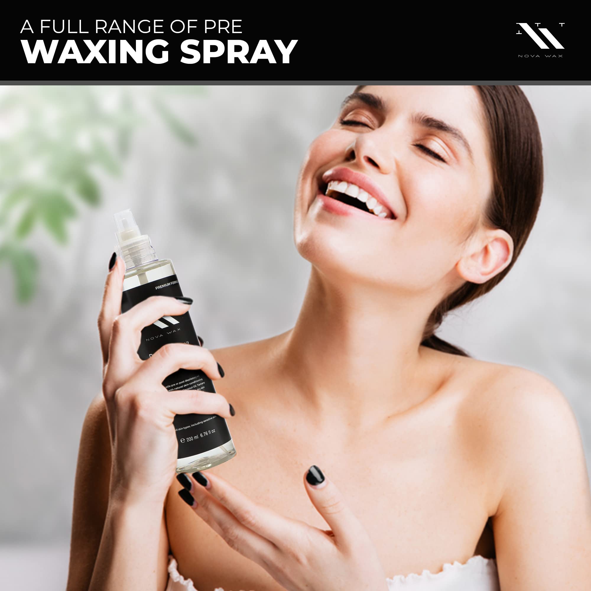 Nova Wax Pre and Post Waxing Products, Before and After Waxing Skin Care for Professional Estheticians, Waxing Kit.