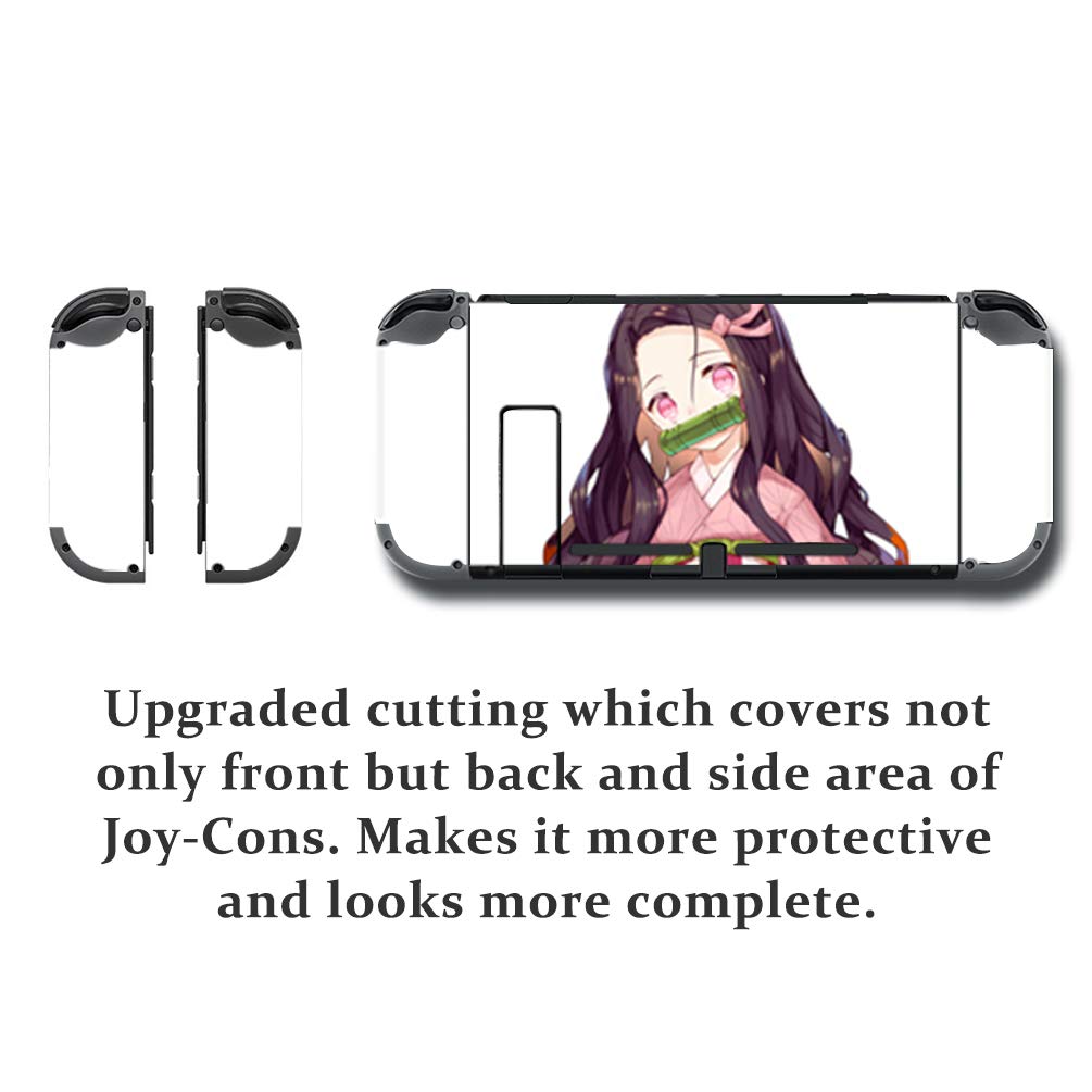 GilGames Protector Skin Stickers for Nintendo Switch, Decals Wrap Cover Full Set Protection Faceplate Console Dock