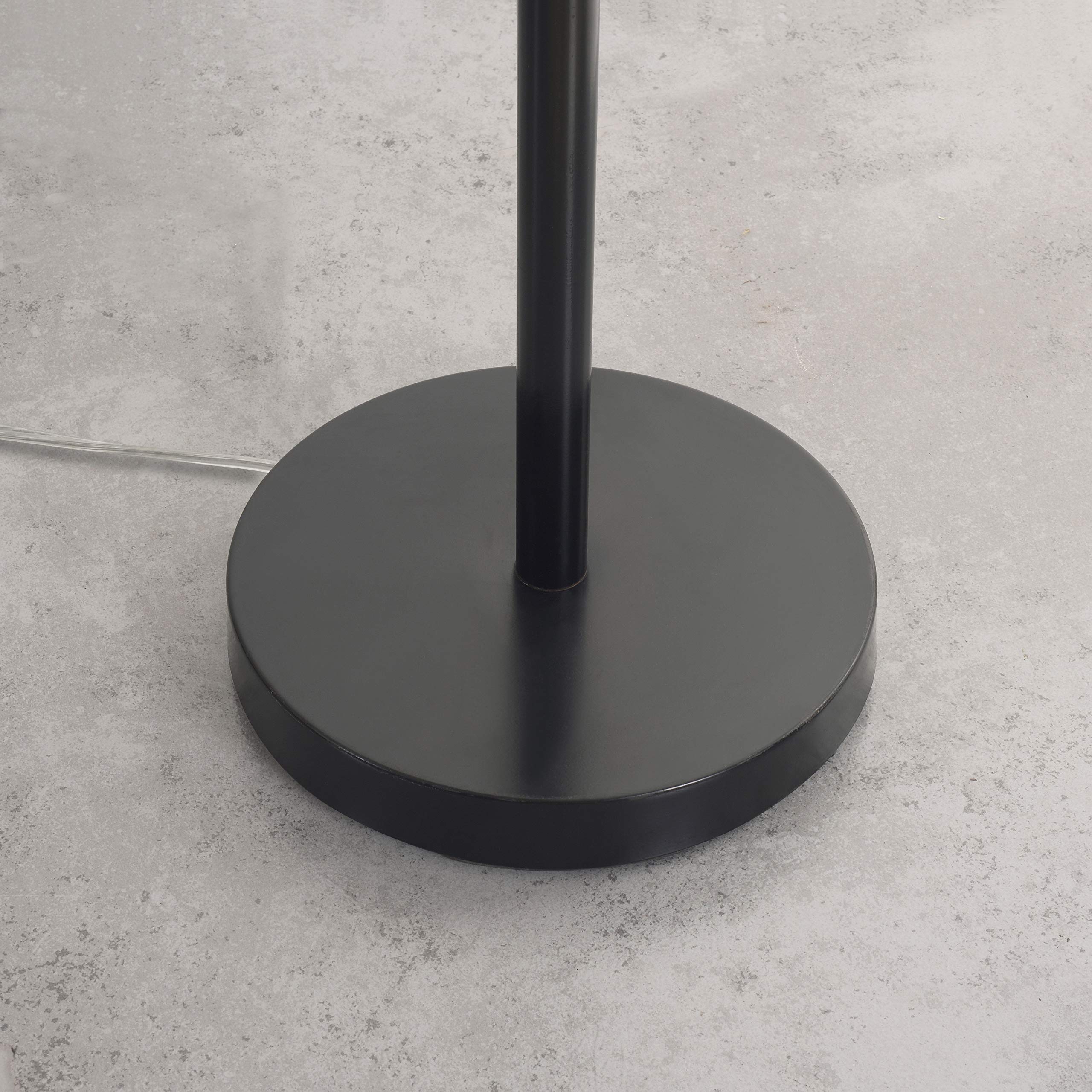 Kenroy Home 32838BL Ash Floor Lamps, Medium, Black