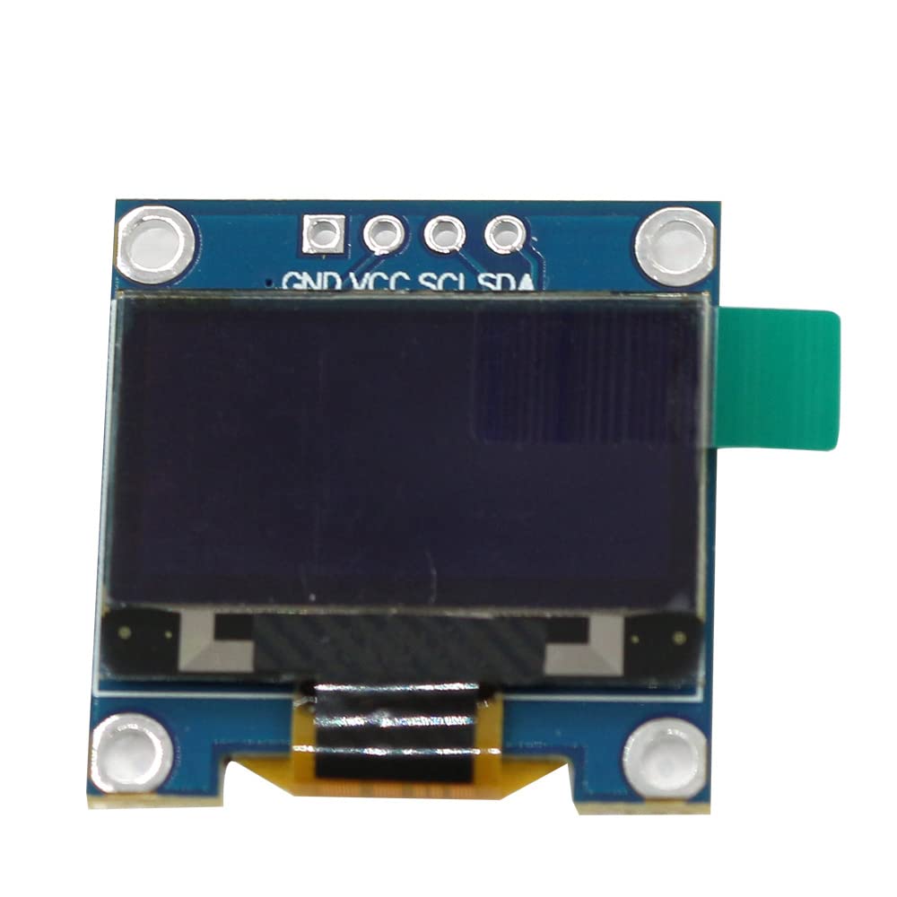 Mustpoint 2x OLED LCD Display 0.96" SSD1315 4PIN 128X64 I2C IIC SPI DC 3.3V-5V Serial DIY Module for Arduino (White)