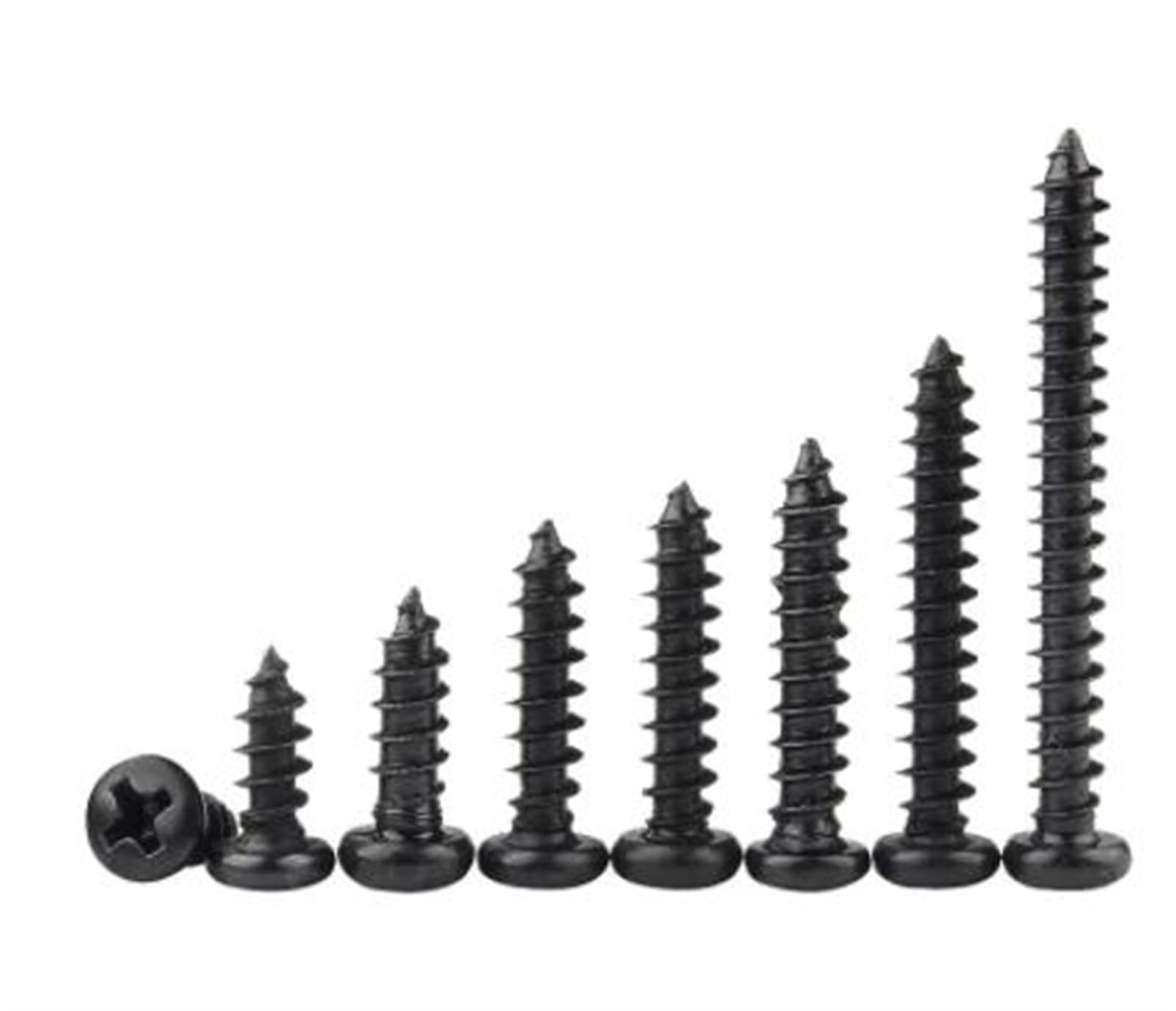 RORUN Wood Screws Laptop Tapping Screws Glasses Cross Round Head Wood Screws