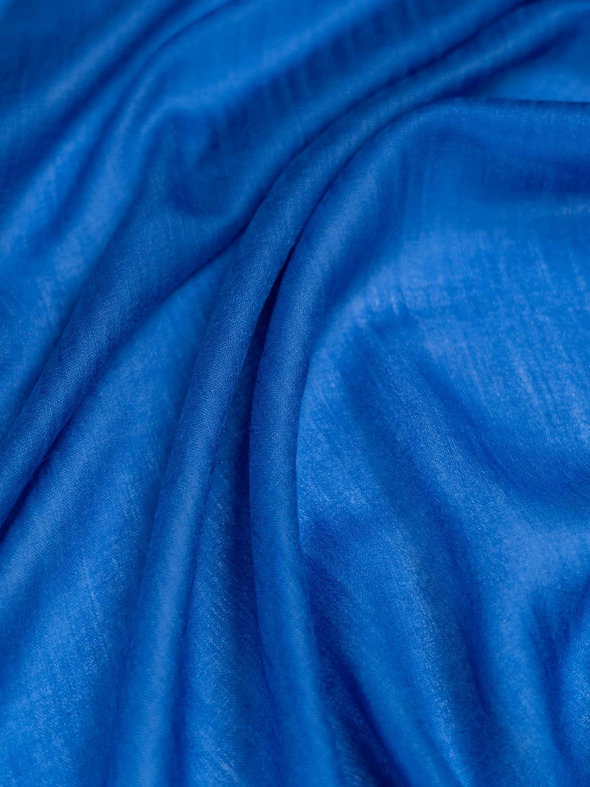 Ovcio Featherlight Sapphire Cashmere Scarf - 100% Pure Cashmere Wrap Scarf for Women (87x39) with Gift Box