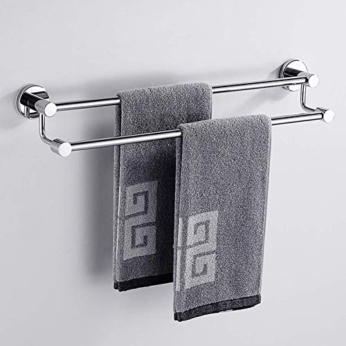 Towel Racks Towel Rail Towel Rails Wall Mounted Bath Towel Rack,Stainless Steel Wall Mount Finish Towel Rod for Bathroom Kitchen Towel Bar Storage Hanger/40Cm-80Cm(80Cm)