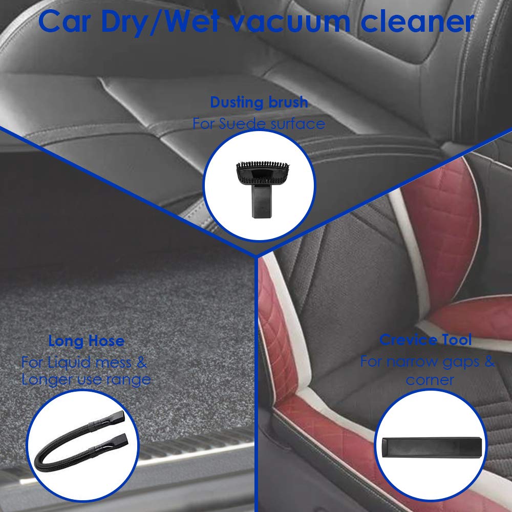 Handheld Vacuum Cordless, 7500PA Powerful Cyclonic Suction Portable Car Vacuum Cleaner Lightweight Hand Vac, 14.8V Li-ion Battery Powered Rechargeable Quick Charge with LED Display