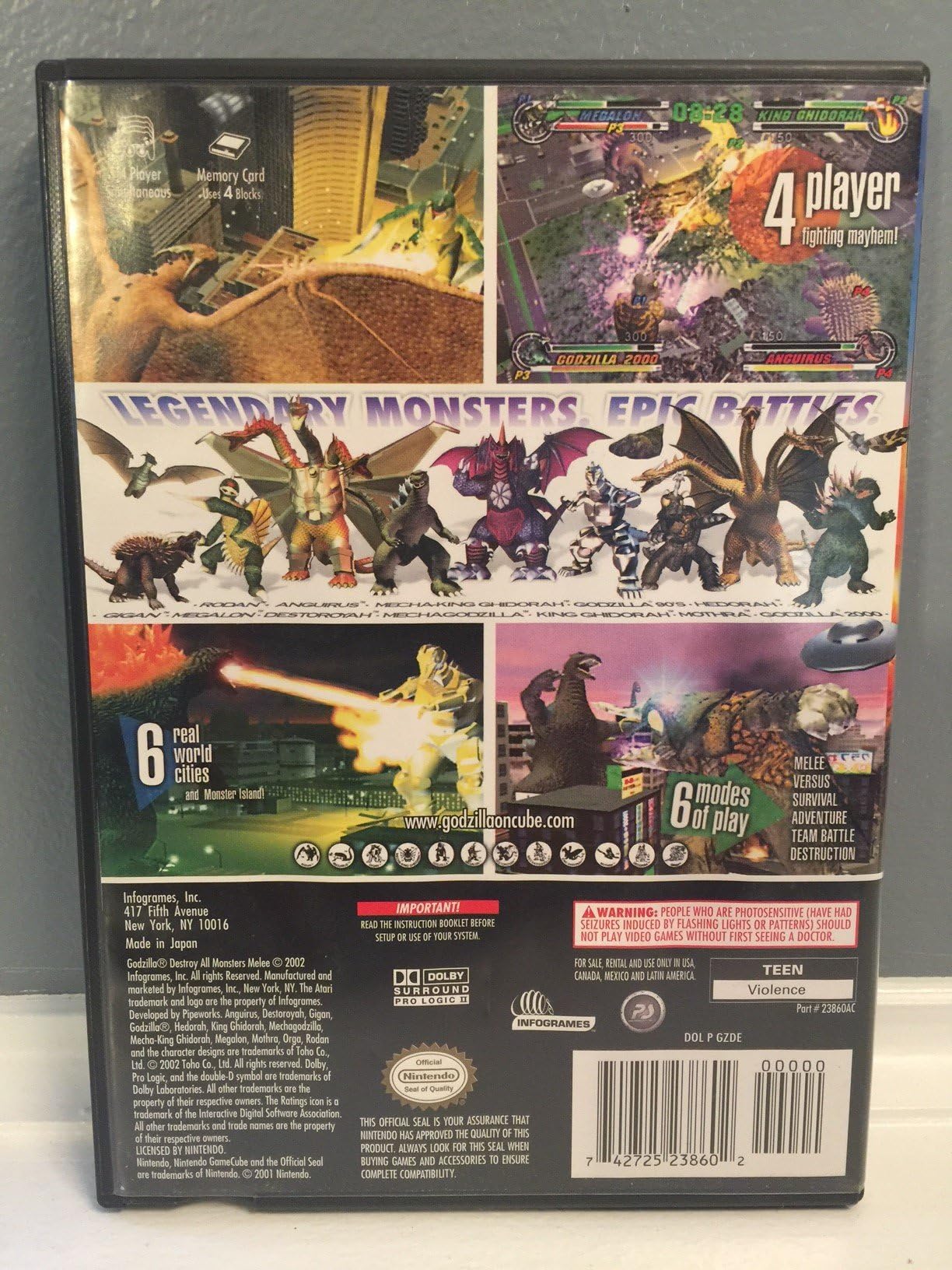 Godzilla: Destroy All Monsters Melee