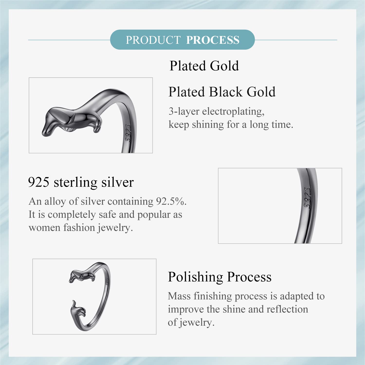 MUNDELL 925 Sterling Silver Hollow-out Symbol Guardian Ring Fatima's Hand Devil Eye Finger Ring for Women Lucky Ring Stackable Ring Statement Ring(Size 8)
