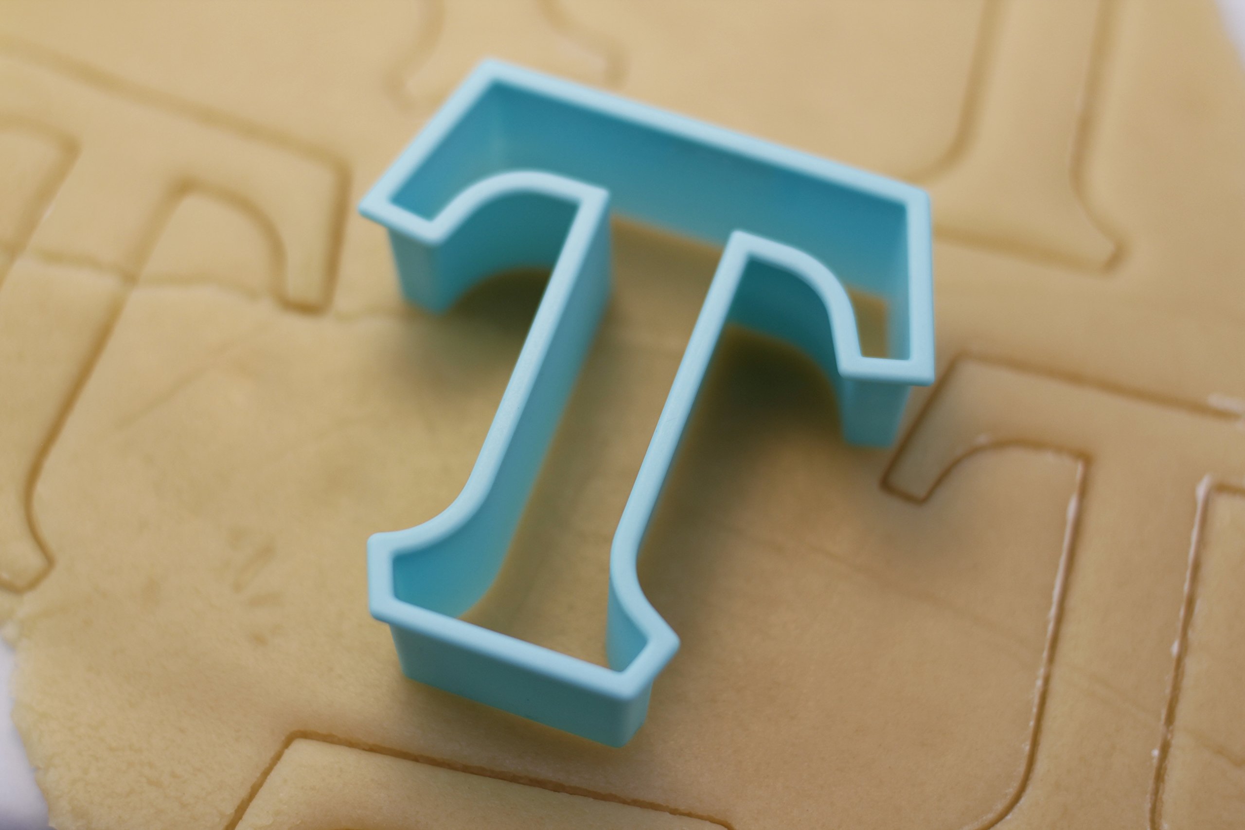 Live Greek, Greek Alphabet Letter Shaped Cookie Cutter, 3 Inches Long, Great Gift, Big Sis/Lil Sis, Fundraising, Parties, Sororities, Fraternities, Panhellenic, Art Stencil - TAU Shape