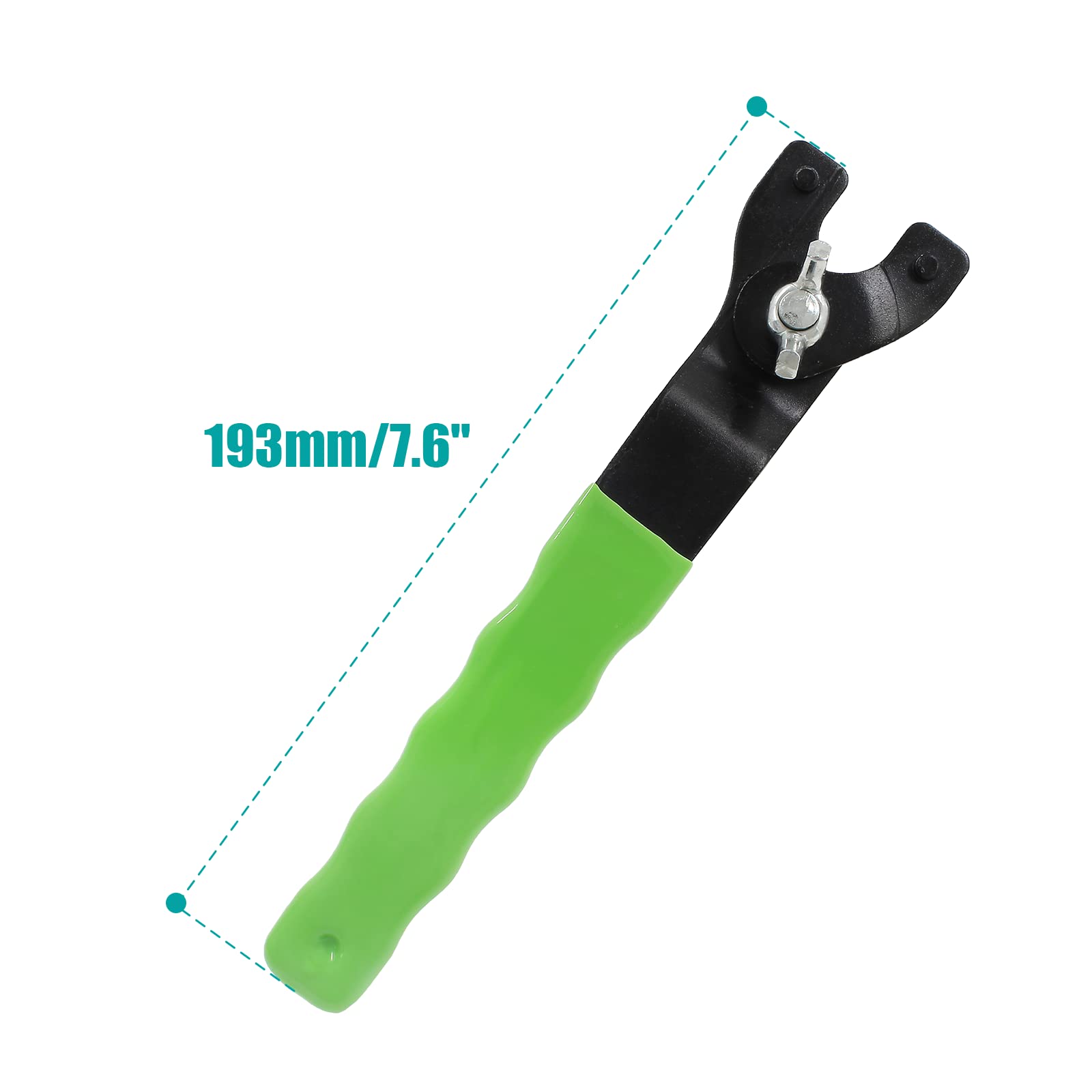 LDEXIN Adjustable Grinder Spanner Wrench, Universal Grinder Lock-Nut Pin Wrench for Bosch Dewaltt Makita (10-47mm)