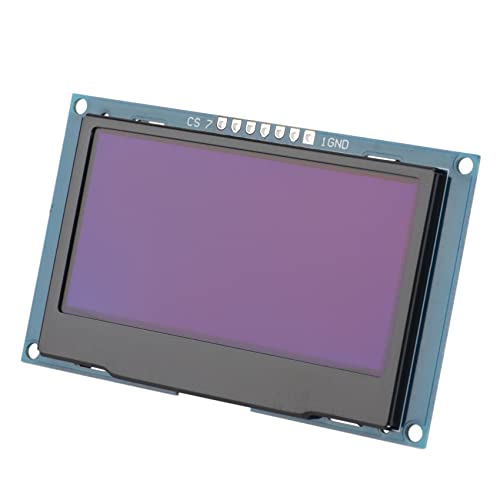QONIA 2.42 Inch 12864 128x64 OLED Display Module IIC I2C SPI Serial LCD Screen for C51 STM32 SSD1309 (White Font)