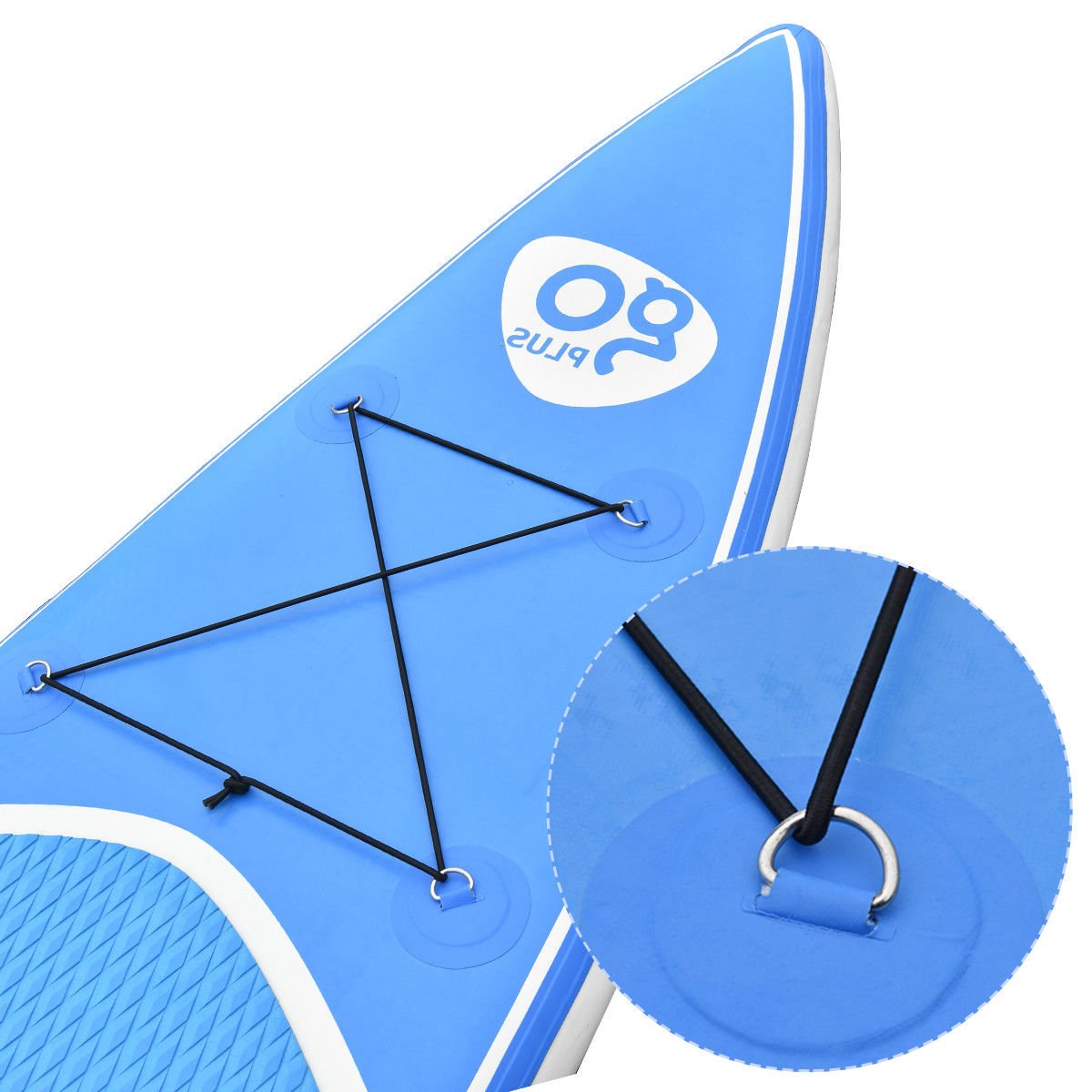 Goplus SUP Inflatable Cruiser Stand Up Paddle Board for Professional Racing 6" Thickness iSUP w/Removable Single Fin, Adjustable Paddle, Pump Kit and Backpack (12.5' Professional Sup)