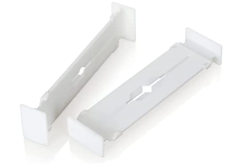 RoomForLife- Drawer Dividers Set of 2 - Dual Adjustable Straight Plastic Dividers fo drawers - Home Organization
