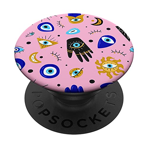 Pattern Evil Eye Charm For Protection Pattern Evil Eye 2023 PopSockets Standard PopGrip