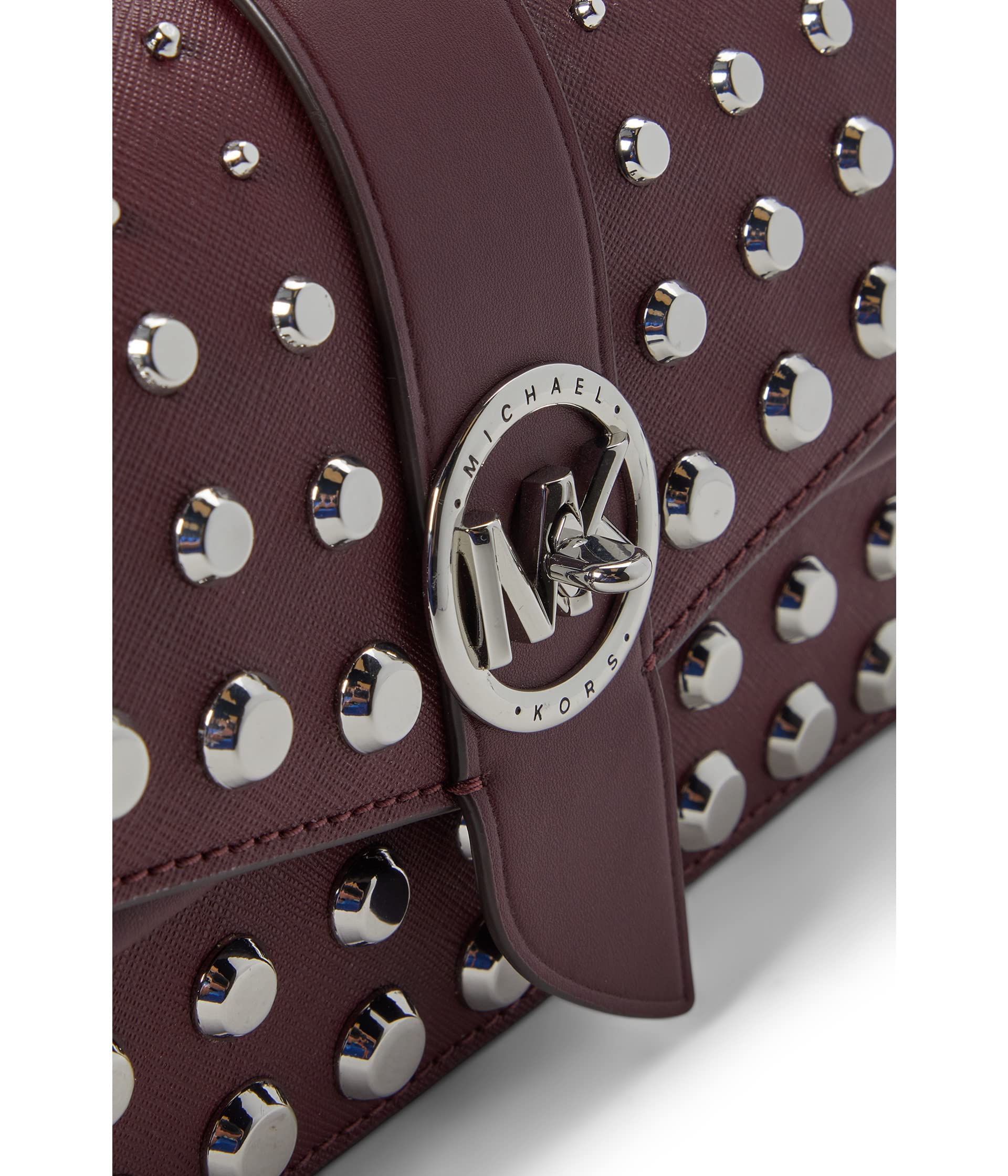 Michael Kors Greenwich Medium Convertible Shoulder Crimson 1 One Size