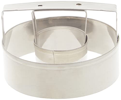 Mrs. Anderson’s Baking Donut Cutter with Handle, Stainless Steel, 3-Inches x 3-Inches