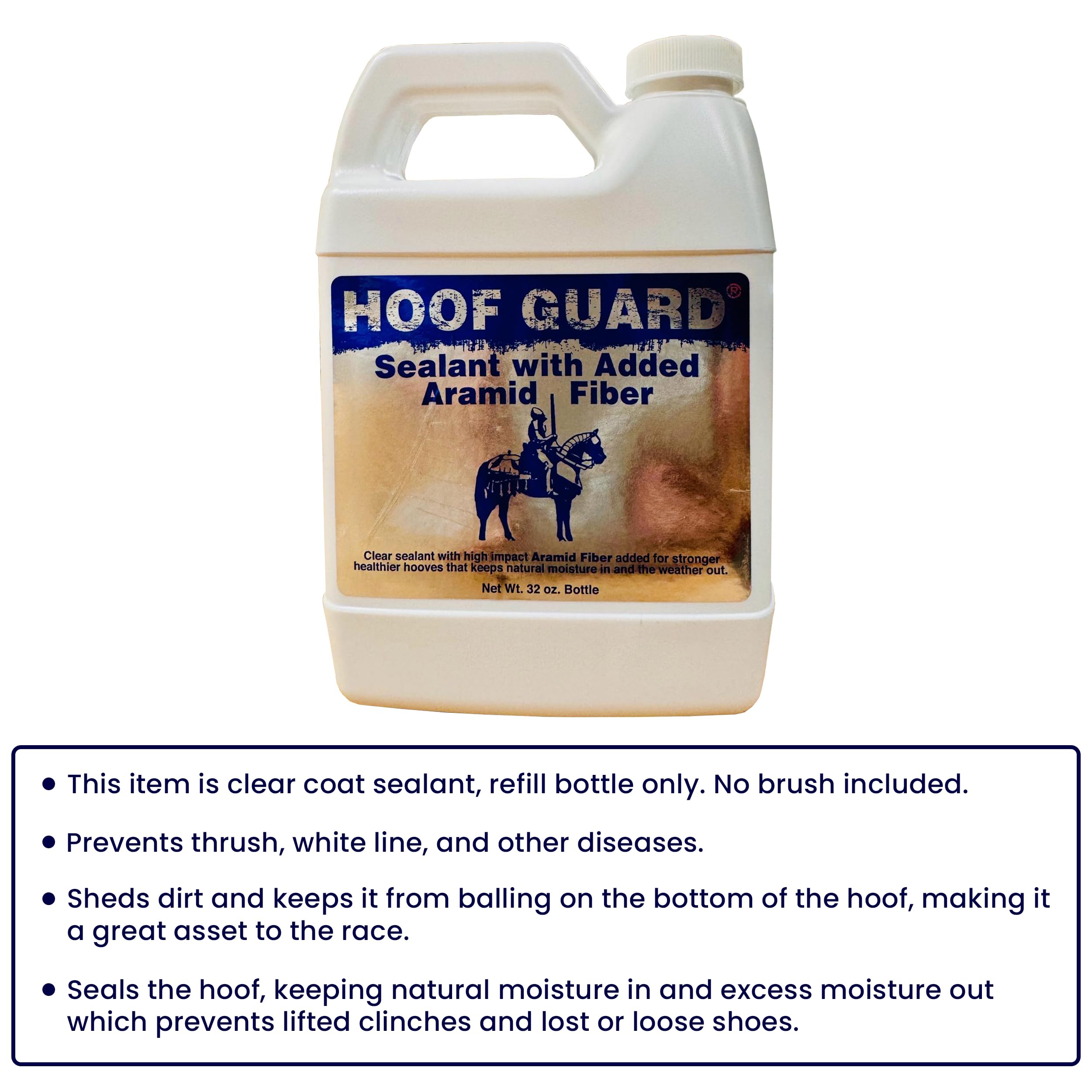 Kevlar Tuff Hoof Guard 32oz Refill Bottle