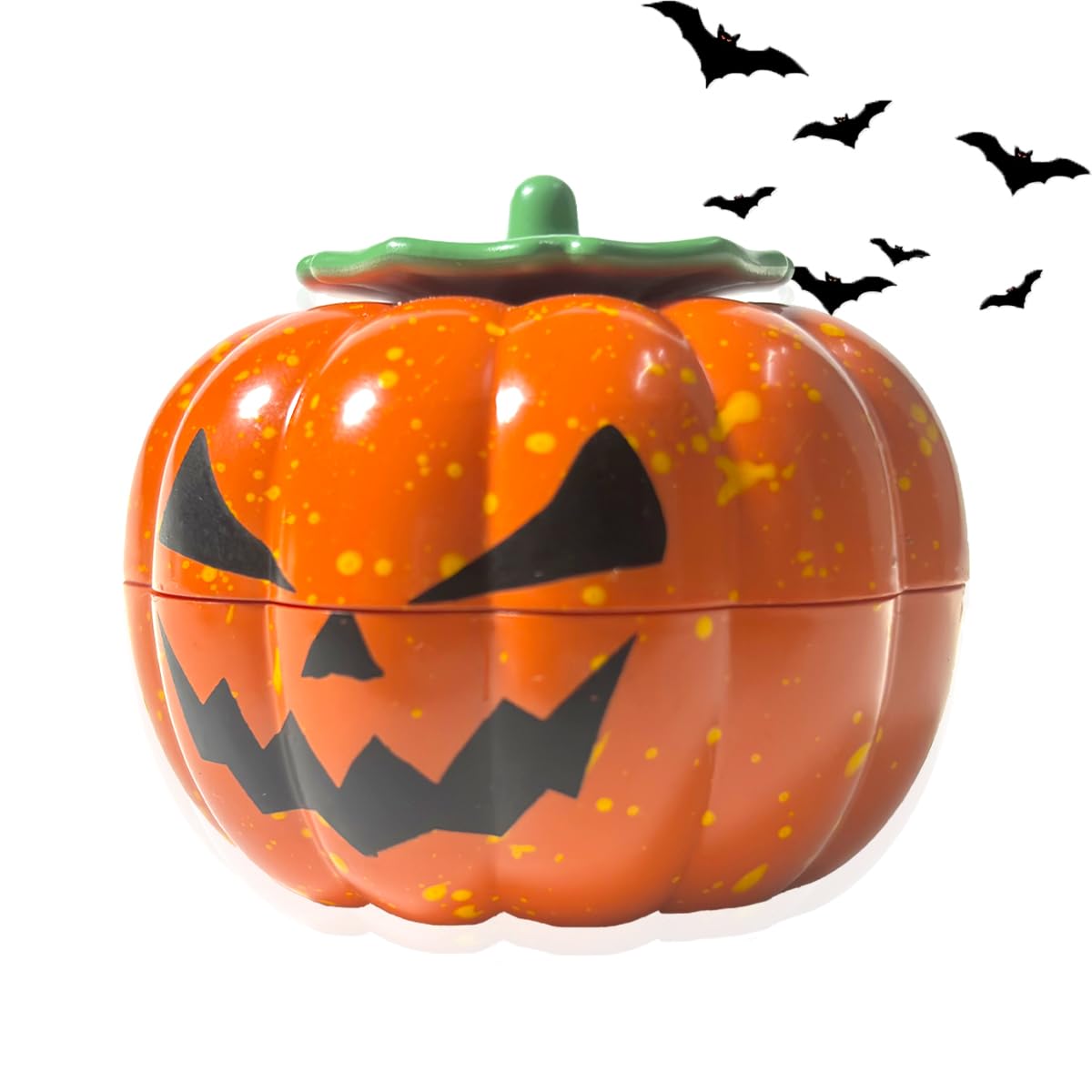 Spice Grinder 3 in 1 Pumpkin Shape Grinder Stainless Steel & Plastic 2.36in x 1.97in