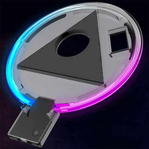 LED Base for PS5 Vertical Stand Playstation 5 Console Stand RGB Playstation 5 Light with 7 Color Gaming Stand Slim light-emitting base cool gradient colorful stand