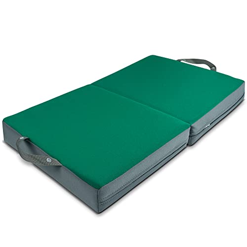KI Store Garden Kneeling Pad Memory Form Knee Cushions for Gardening Extra Thick Knee Pad Water Resistant Prayer Pillow for Work Yoga Physical Therapy Green
