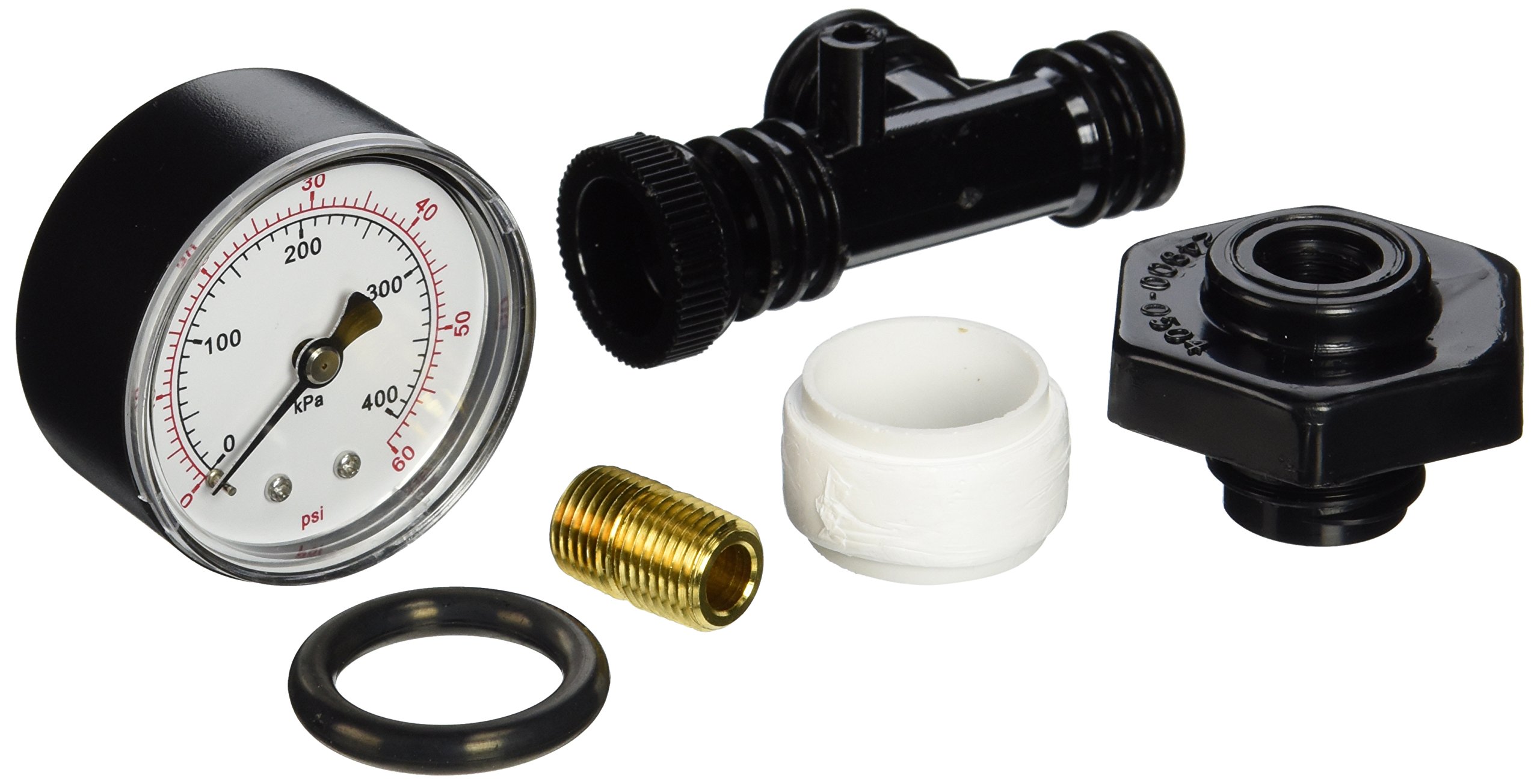 Pentair 24850-0105 Valve and Gauge Assembly Replacement for Select Sta-Rite Pool and Spa Filters - Black