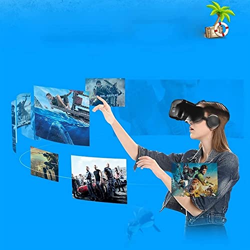 MXJCC VR Headset with Controller, Adjustable Lenses & Speakers from Valve 2160 x 2160 LCD Panels, for Gaming, Ergonomic Design