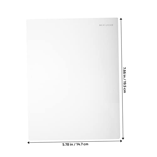 Sketching Board 32 pcs Supple Slip Mat For Supplies Anti-slip Boards Plates Think Tablets Business Lapboards Great Test Exam White Clear Pads Stationery And Practical Desk