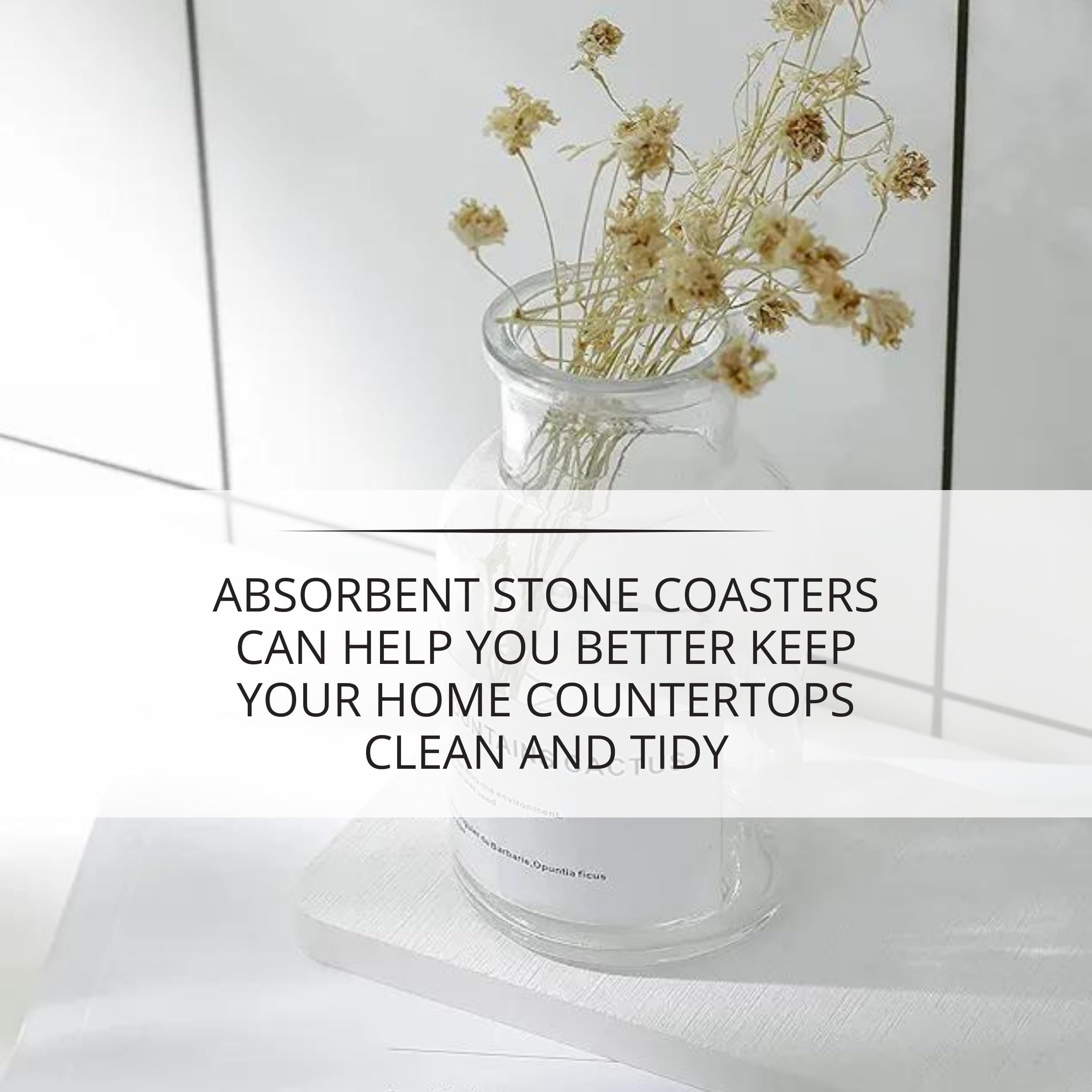 Pack of 4 Water Absorbing Stone Trays β White Fast Drying Stone Coasters for Bathroom & Kitchen Decorative Coasters Stone Diatomaceous Earth Bathroom Trays Ideal for Cups Hand Soaps Plants