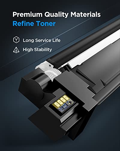 Timink TN227 Compatible Toner Cartridge Replacement for Brother TN-227 | High Yield Compatible with HL-L3270CDW HL-L3290CDW MFC-L3710CDW MFC-L3770CDW Printer (4 Pack, TN227BK TN227C TN227M TN227Y)