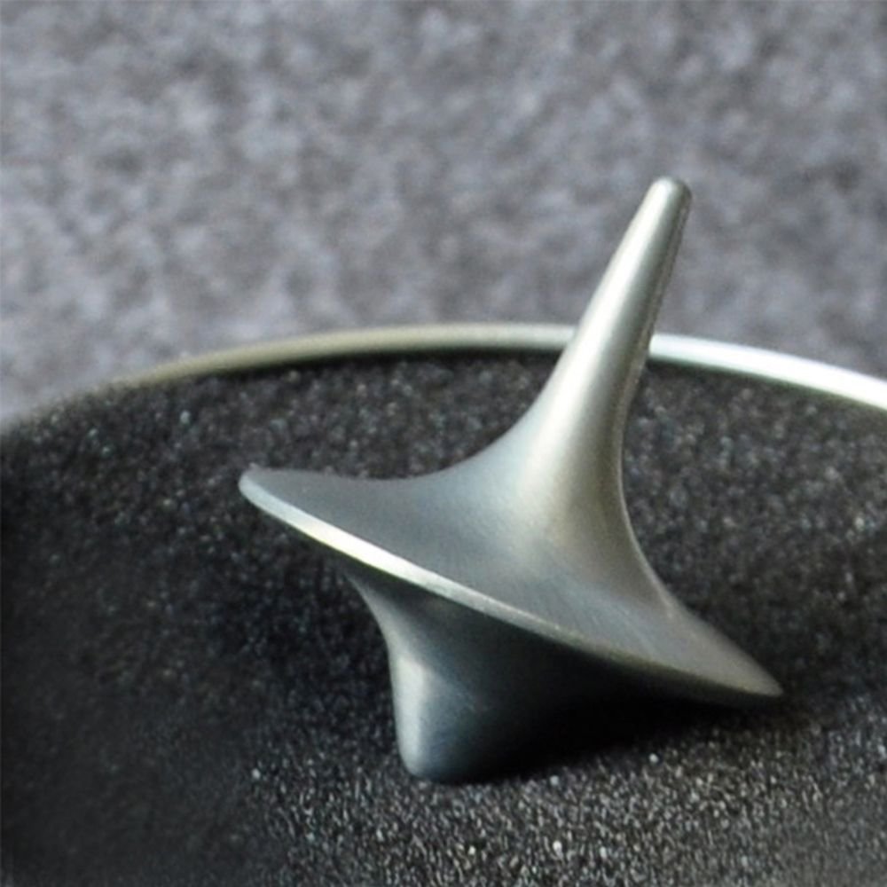 Metal Gyro, Metal Spinning Top, Fun Performance Gyro, Great Accurate Silver Spinning Top, Spin Smooth for A Long Time