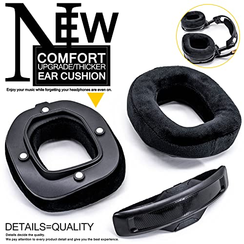 Sixsop Astro A40 TR Ear Pads for Astro A40TR A40 TR Gaming Headset - Velour Ear Cushions (Not Compatible with A50 GEN4,GEN3,GEN2,GEN1)